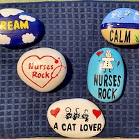 Custom Hand Painted Rocks - Etsy