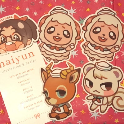 ACNH Sailor Stickers / Animal Crossing Water Bottle Laptop - Etsy