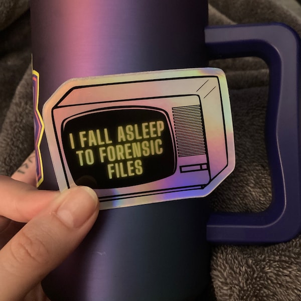 Forensic Files, True Crime Sticker, Crime Junkie, SSDGM, True Crime Fan ...