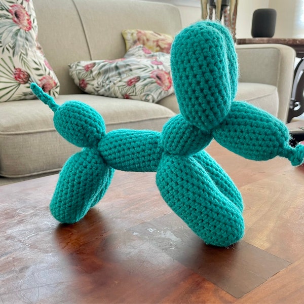 Balloon Dog Crochet Pattern, Balloon Dog Amigurumi, Crochet Balloon Dog ...