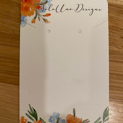 Tear off Hang Tags With Water Lily Pad Design Hang Tags - Etsy