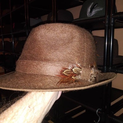 Oktoberfest German Hat Bavarian Hat Men's Fedora Size Small 56 Black ...