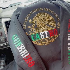 Mexican State Jacket, Soft Shell Jacket, Chamarra Con Escudo Mexicano ...