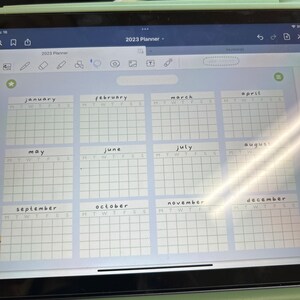 Cute Green Digital Notebook With Tabs: Plant Shop Goodnotes, Samsung ...