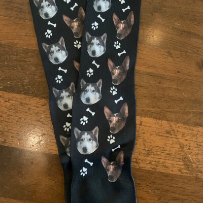 Custom Pet Socks, Dog Socks, Pup Socks, Dog Lover Gift, Cat Socks ...