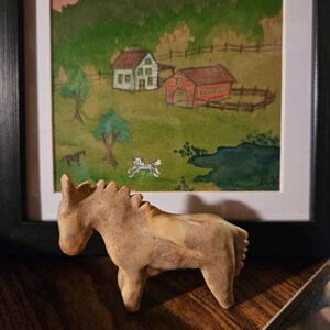 Magic Manny Mushroom, Altar Totem, Tiny Garden Art, Unique Spirit Guide ...