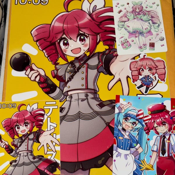 Kasane Teto "tetoris" Print - Etsy