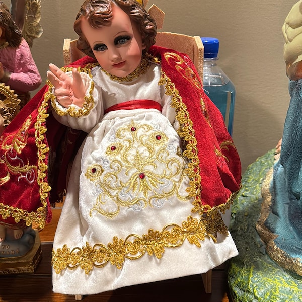 Cristo Rey Nino Dios Outfit: Elegant Baby Jesus Costume With Cape - Etsy