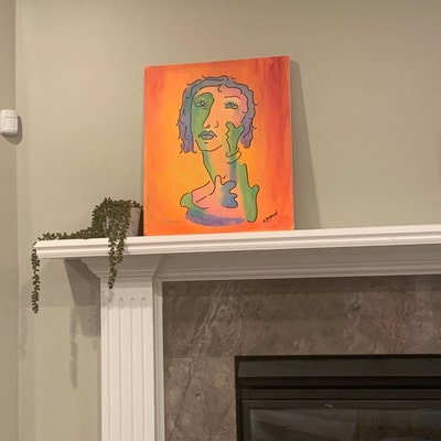 Colorfully Bold Canvas Print. Wall Art. Summer Desert. Artist John ...