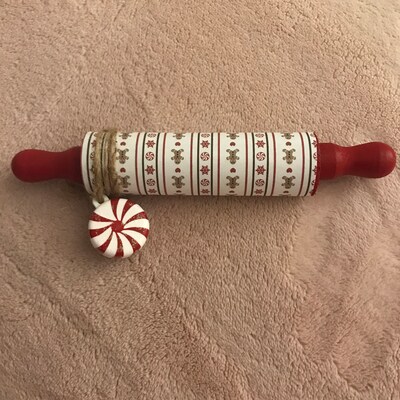Gingerbread Mini Rolling Pin for Christmas & Hot Cocoa Bars - Etsy