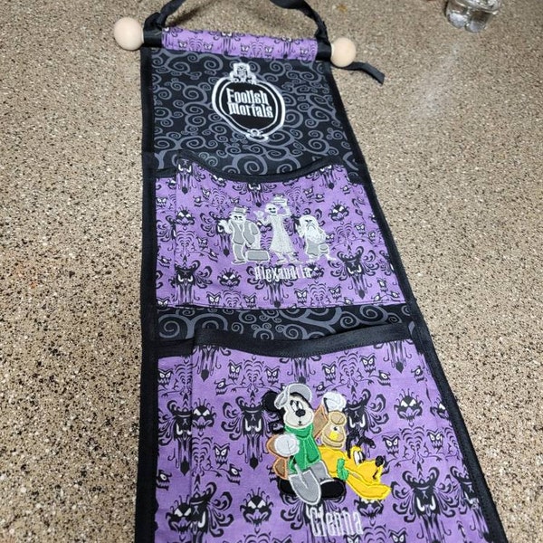 Embroidered Haunted Mansion Inspired Theme Fish Extender for Disney ...