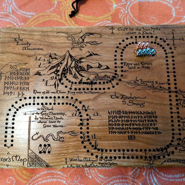 Cribbage - World Map - Etsy
