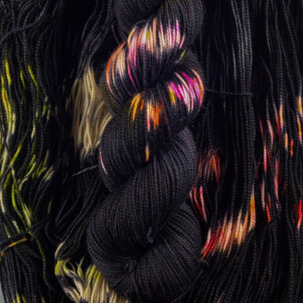 Hand Dyed Mini Skeins of Yarn, 3 X 80m in 20g, Merino Singles, Small ...