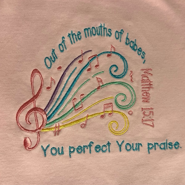 Musical Notes With Swirls & Symbols Machine Embroidery Design,song ...