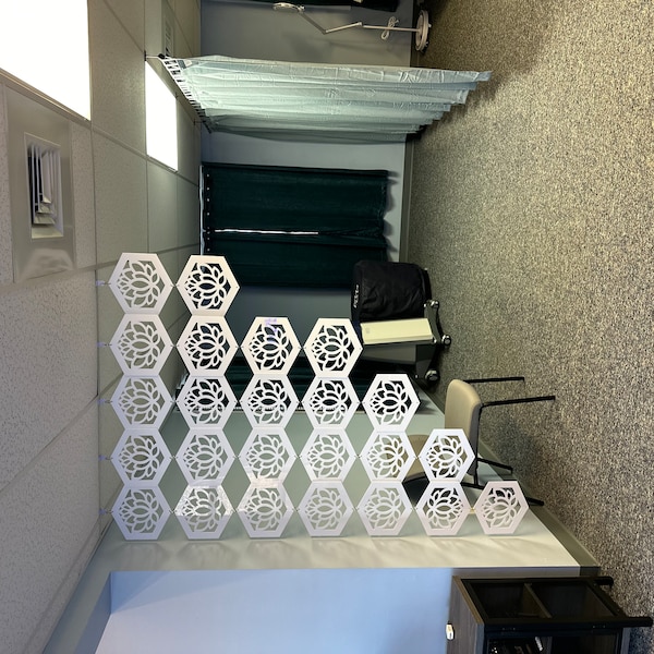 Room Divider Brown 1set of 24pcs Hanging Divider - Etsy