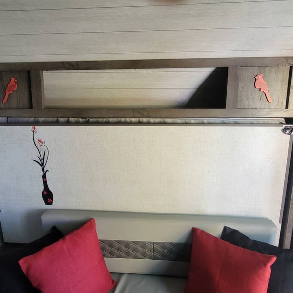 Cardinal Wooden Door Corner Sign, Cardinal Door Topper, Door Trim, Door ...