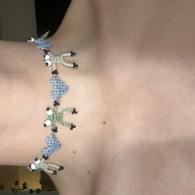 Beaded 2d Frog Pattern / Tutorial / Kids /begginer/ Step by Step / With ...