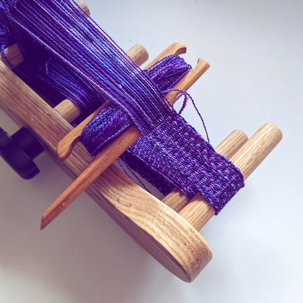 Loom-the Minstrel - Inkle Small Travel Sized Weaving Loom-makes 5 Foot ...