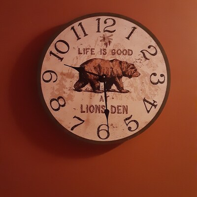 Cabin Clock Personalized Cabin Clock - Etsy