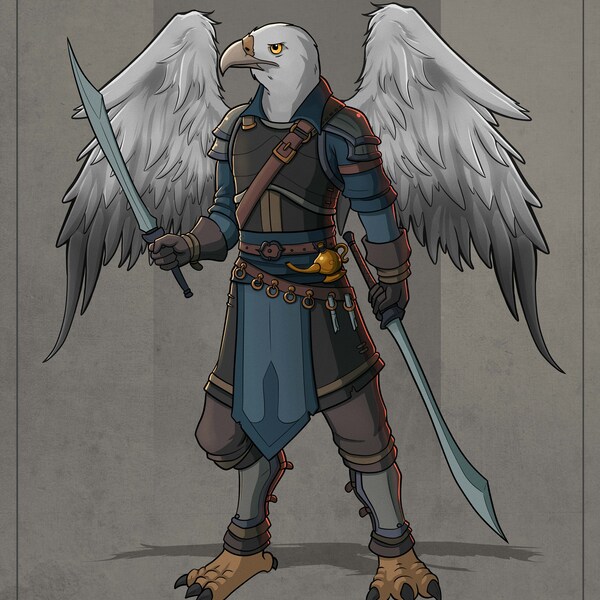 Custom Character Art - Full Color - Dnd, Fantasy, RPG - Etsy