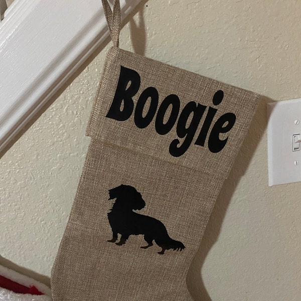 Custom Dog Christmas Stocking, Christmas Pet Stocking, Christmas Decor ...