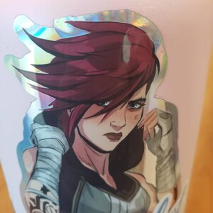 Jinx Vinyl Sticker 3 Variations Arcane Sticker Hey Chuck - Etsy