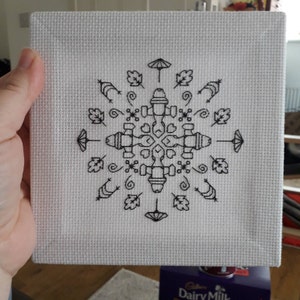 Mini-motifs Blackwork Sampler Pattern - Etsy