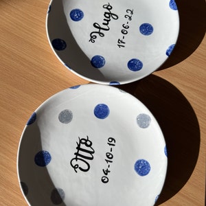 Personalised Foodie Plate Ceramic Plate Custom Name Plate Kids Plate ...