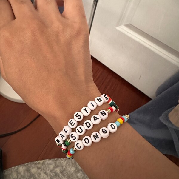 Eid Beaded Bracelets, Eid Mubarak Bead Bracelets, Eid Jewelry Gift ...