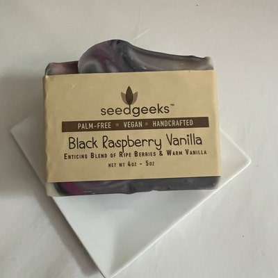 Black Raspberry Vanilla Soap Vegan Soap, Homemade Soap, Handmade Soap ...