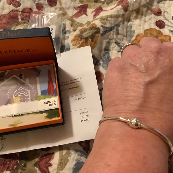 Authentic Cape Cod Bracelet Made by Lestage - Sterling Silver W ...