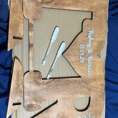3D Wedding Welcome Sign Custom Wood Wedding Sign Welcome to Our Forever ...