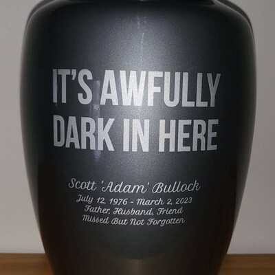 Gray Pawprints Pet Cremation Urn Four Sizes Available Personalized - Etsy