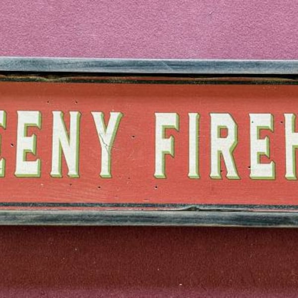 Custom Fireman Sign, Family Firehouse Sign, Fireman Sign, Firefighter ...