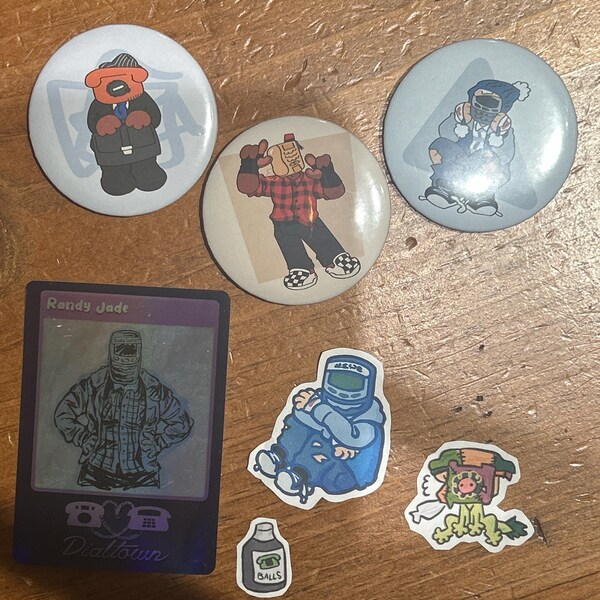 DIALTOWN Pins / Buttons - [wave 1] - Etsy