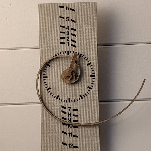 Fibonacci Wooden Clock – Minimalist Silent Handcrafted Desk & Wall ...