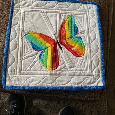 Butterfly Flutterby, Foundation Paper Piecing Pattern FPP, Quilt Block ...