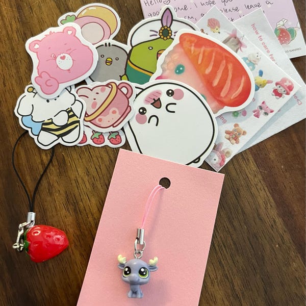 Littlest Pet Shop Phone Charm, LPS Mini, Cute Kawaii Accessory ...