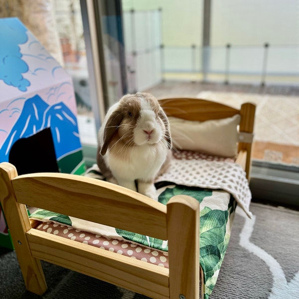 Digital Download Plans for Luxury Bunny Cubby Free Roam Rabbit Cat Home ...