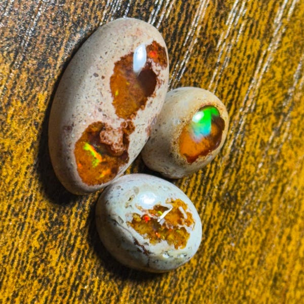 Pear Shape Matrix Opal 22 X 17 X 8 Mm 22 Carats, Black Opal, Australian ...