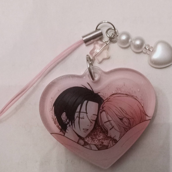 Handmade Nana Hachi Matching Magnet Heart Keychains last Restock - Etsy