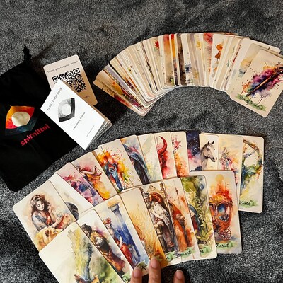 Ornamented Tarot Deck, Art Nouveau Tarot Cards, Indie Tarot Deck, RSW ...