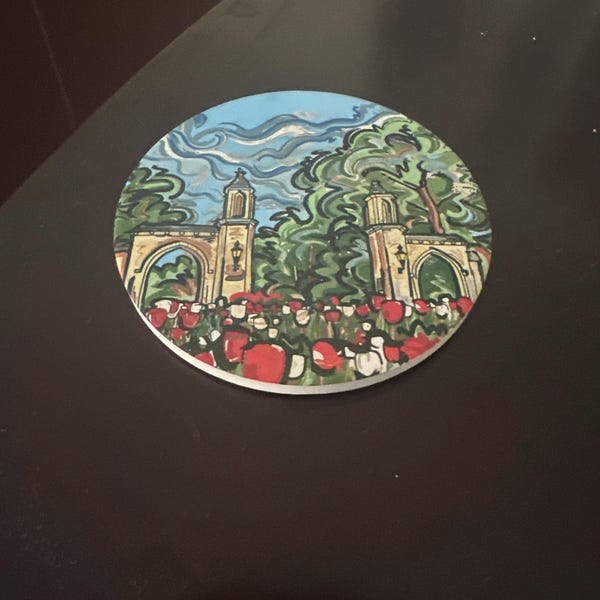 Auburn University Aubie Mini Vinyl Sticker by Justin Patten (storm ...