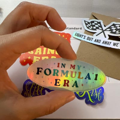 Fastest Lap Driver Name Sticker Pack F1 Sticker Formula One Motorsport ...