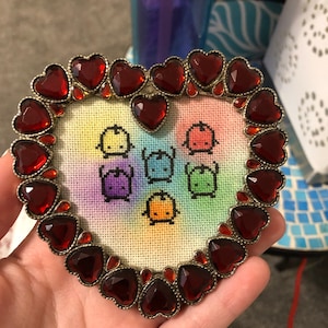 Stardew Valley All Junimo Colors Cross Stitch Pattern Set 2 Poses Each ...