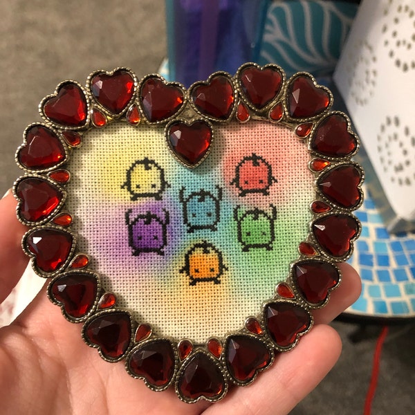 Stardew Valley Green Junimo Sprite Cross Stitch Pattern (2 Poses) - Etsy