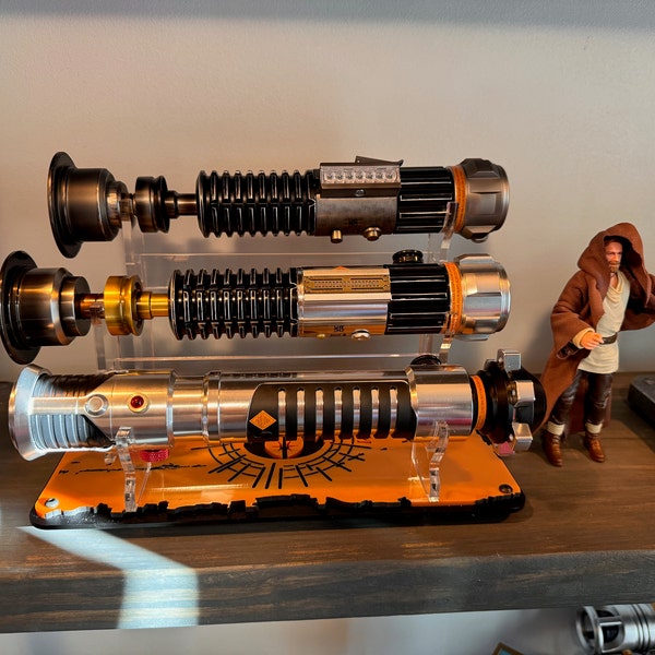 Obi Legacy Lightsaber Box Set Inspired Stand. Custom Designed for This ...