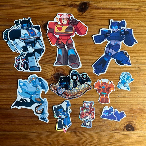 NEW! Transformer Terrans Stickers! - Etsy