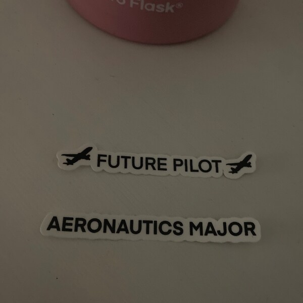 Future Pilot Sticker Pack - Waterproof Stickers - Aeronautics Major ...