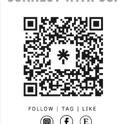 Editable QR Code Sign Printable Payment Sign Scan to Pay - Etsy